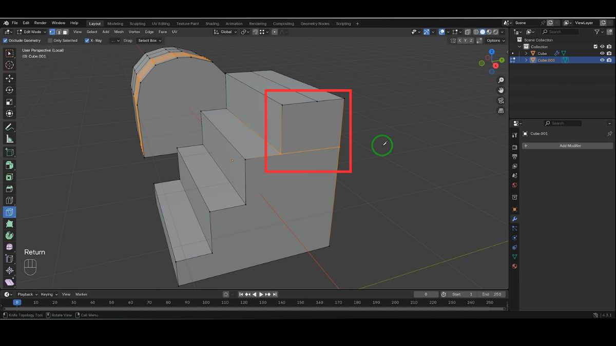 Hướng dẫn cách đục lỗ trong Blender đơn giản, dễ dàng